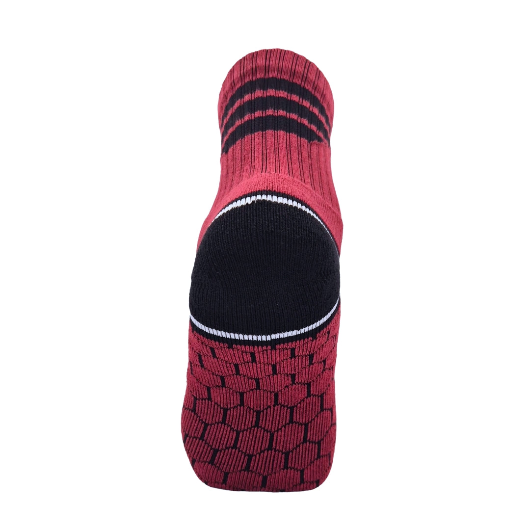 Flypower Raptor 3 Maroon Sock komfortable badmintonstrømper – li-ningshop